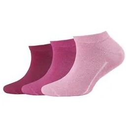 3er Pack Camano Soft Bio-Baumwoll Sneakersocken Kinder 4170 - orchid smoke 27-30