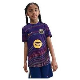 Nike FC Barcelona Academy Pro Dri-FIT Heim kurzarm Aufw&auml;rmshirt Kinder 456 - deep royal blue/midwest gold S (128-137 cm)