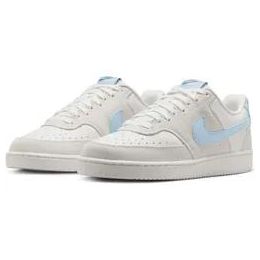 Nike Court Vision Low Sneaker Damen 001 - phantom/psychic blue-light bone 36