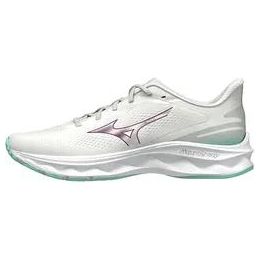Mizuno Wave Serene 2 Laufschuhe Damen 23 - snow white/dark purple/ice green 40