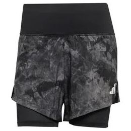 Adidas Adi365 Spray Dye 2in1 Laufshorts Damen JY7437 - grey four M