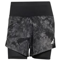 Adidas Adi365 Spray Dye 2in1 Laufshorts Damen JY7437 - grey four L