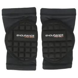2er Pack Endurance Protech Knieschutz Kinder 1001 - black L