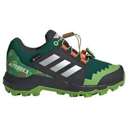 Adidas TERREX x Minecraft Gore-Tex Wanderschuhe Kinder JR1314 - collegiate green/matte silver/semi impact orange 39 1/3