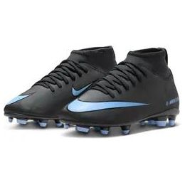 Nike Jr. Mercurial Superfly 10 Club FG/MG Fu&szlig;ballschuhe Kinder 001 - black/ice blue 35.5