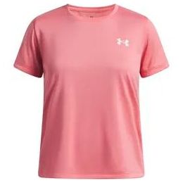 Under Armour Tech Trainingsshirt M&auml;dchen 600 - bittersweet pink/white S (127-137 cm)