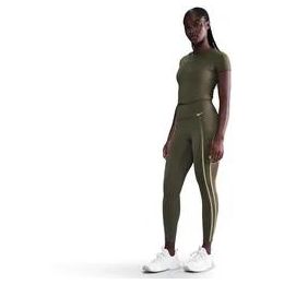 Nike One Dri-FIT High-Waist 7/8-Leggings Damen 222 - medium olive/white M