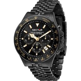 Sector Analog Watch male Black size One Size