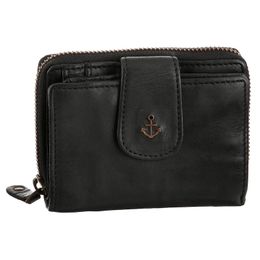 Harbour 2nd Damen Harbour 2nd &raquo;Harbour Second Wallet Is&laquo; Unisex Geldbeutel, Portemonnaie mit Anker-Schmuckelement grau