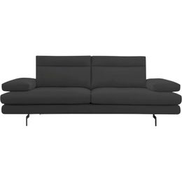 Calia italia 3,5-Sitzer &raquo;Toby Wing, italienisches Designsofa, super bequem, Megasofa&laquo; inkl. Sitztiefenverstellung und Armteilfunktion, F&uuml;&szlig;e in Schwarz