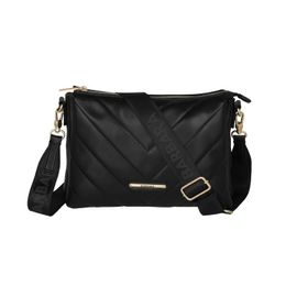 Travelite Damen Travelite &raquo;BARBARA & Travelite BARBARA COZY Crossbody Bag Trio&laquo; Umh&auml;ngetasche Handtasche mehrere Innenf&auml;cher schwarz