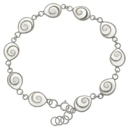 Vivance Damen Armband &raquo;925 Silber mit Muschel wei&szlig;&laquo; wei&szlig;