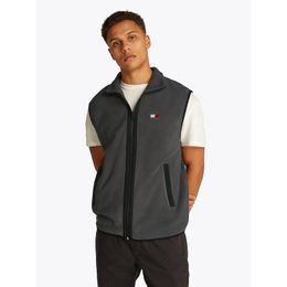 Tommy Jeans Plus Herren Fleeceweste &raquo;TJM POLAR FLEECE VEST EXT&laquo; Gro&szlig;e Gr&ouml;&szlig;en, mit kontrastfarbenen Details 3XL