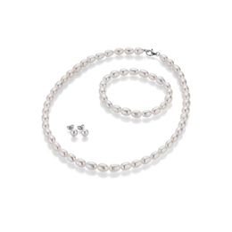 Firetti Damen Schmuckset &raquo;Multipack Schmuck Geschenk Silber 925 Halskette Armband Ohrstecker&laquo; (Set, 4 Stk. tlg.) Made in Germany - mit 