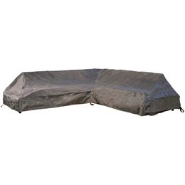 winza outdoor covers Gartenm&ouml;bel-Schutzh&uuml;lle geeignet f&uuml;r Loungeset Eckeinheit, Ma&szlig;e 255/215x255/215x94x65/24 cm grau Polypropylen (PP)