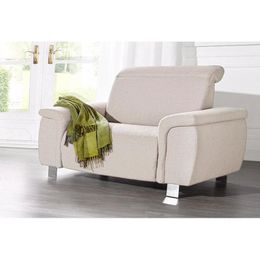Sit & More sit&more Sessel &raquo;Township&laquo; wahlweise mit elektrischer Wallfree-Funktion beige Struktur (100% Polyester);Struktur fein (100% Polyester)