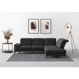 Sit & More sit&more Ecksofa &raquo;Cabana L-Form&laquo; Ottomane, wahlweise mit Sitztiefen-,Armlehnen- und Kopfteilfunktion grau 95% Polyester, 5% Polyamid