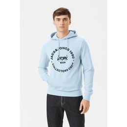 Jack & Jones Jack & Jones Herren Kapuzensweatshirt &raquo;JJSIMON SWEAT HOOD&laquo; blau S