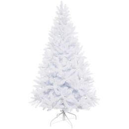 Creativ deco K&uuml;nstlicher Weihnachtsbaum &raquo;Weihnachtsdeko, k&uuml;nstlicher Christbaum, Tannenbaum&laquo; wei&szlig; Kunststoff H: 150cm bis
