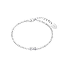 s.Oliver Damen s.Oliver Tennisarmband &raquo;2034964&laquo; mit Zirkonia (synth.) wei&szlig;