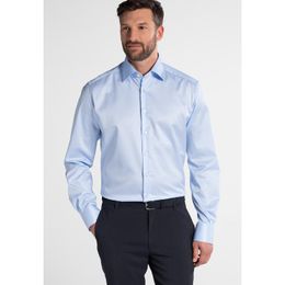 Eterna Herren &raquo;COMFORT FIT&laquo; NON IRON (b&uuml;gelfrei) blau 48, verl&auml;ngerte &Auml;rmell&auml;ngen