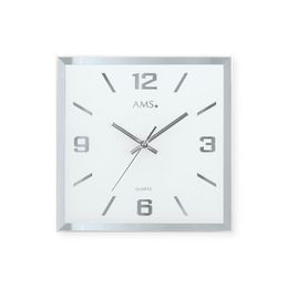 AMS AMS Wanduhr &raquo;W9324&laquo; Quarzuhr,Glas,Wohnzimmer,Esszimmer,K&uuml;che,Arbeitszimmer,B&uuml;ro, Flur bunt