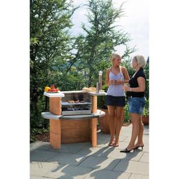 Buschbeck Holzkohlegrill &raquo;Grillbar Rica&laquo; BxTxH: 110x65x93 cm orange