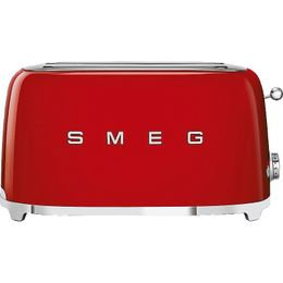 Smeg Toaster &raquo;TSF02RDEU&laquo; 2 lange Schlitze f&uuml;r 2 Scheiben 1500 W rot Toaster