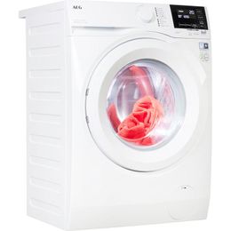 AEG Waschmaschine 6000 &raquo;LR6A668&laquo; 8 kg 1600 U/min Hygiene-Programm mit Dampf: Entfernt zuverl&auml;ssig Viren und Bakterien wei&szlig; Aqua Control System - 