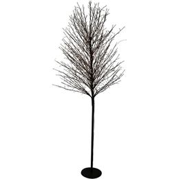 AM Design LED Baum 1 Stk. Warmwei&szlig; Weihnachtsdeko aussen, inklusive LED schwarz