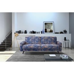 exxpo - sofa fashion 3-Sitzer &raquo;Side, toller Sitz- & Liegekomfort, Schlafsofa. Breite 222cm. hoher Fu&szlig;&laquo; mit Schlaffunktion, Bettkasten und hohe 