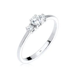 Elli Damen Fingerring &raquo;Verlobungsring Zirkonia 925 Silber&laquo;