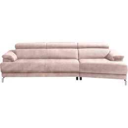 Egoitaliano Ecksofa &raquo;Soul, extravagantes Designsofa, Megasofa, super bequem, tolle Details&laquo; mit Trapez-Abschlu&szlig;element, inkl verstellbarer Kopfteile grau Luxus-