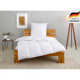 OTTO home Kassettenbett + Kopfkissen &raquo;RINA, Bettdecke in 135x200 & 155x220 cm, 2-tlg.&laquo; Set mit Kissen 40x80 cm, 80x80 cm f&uuml;r Herbst, Winter, Made in 
