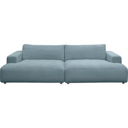 Musterring Loungesofa &raquo;Lucia&laquo; Cord-Bezug, Breite 292 cm blau