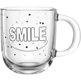 Leonardo Tasse &raquo;Becher "SMILE", 4er-Set, UFFICIO&laquo; sp&uuml;lmaschinengeeignet bunt Glas