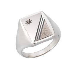 Firetti Herren Fingerring &raquo;Schmuck Geschenk Silber 925 Herrenring Silberring Siegelring&laquo; silber