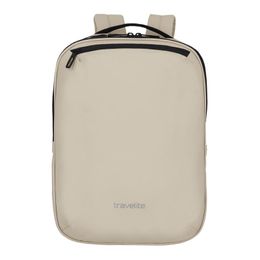 Travelite Damen Travelite Daypack &raquo;BASICS Plane RV&laquo; Freizeitrucksack Laptopfach Sicherheitsfach beige B/H/T: 31cm x 40cm x 10cm