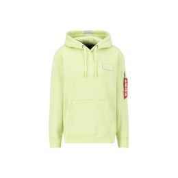 Alpha Industries Herren &raquo;Red Stripe Hoodie&laquo; gr&uuml;n M