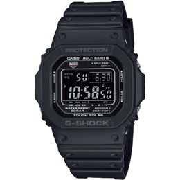 Casio G-Shock Herren Casio G-SHOCK Funkchronograph Solaruhr, Armbanduhr, Herrenuhr,digital,bis 20bar wasserd.Resinarmband schwarz