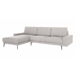 Creation BY ROLF BENZ Ecksofa &raquo;CR.450, Designecksofa, Polsterecke, L-Form&laquo; Armlehne breit und niedrig, Alugussf&uuml;&szlig;e in umbragrau, Breite 294 cm grau 