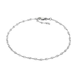 Vivance Damen Fu&szlig;kette &raquo;925/- Sterling Silber weiss diamantiert&laquo; wei&szlig;