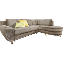 Trendmanufaktur Ecksofa &raquo;Rondo, zeitlos und elegant, OTTOs Choice, bequem, L-Form&laquo; wahlweise mit Federkern, wahlweise mit Bettfunktion beige Softlux -