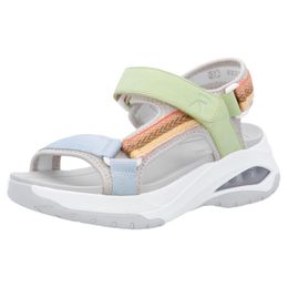 Rieker Sport Damen RIEKER Sport &raquo;Byron Bay vegan&laquo; Outdoorsandale, Sommerschuh, Klettschuh mit RiekerAir D&auml;mpfung 40