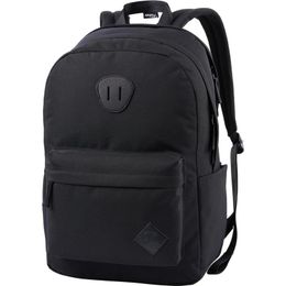 Nitro Damen Nitro Freizeitrucksack &raquo;Urban plus&laquo; Daypack, Streetpack im Retro-Look, Alltagsrucksack, Schulrucksack schwarz