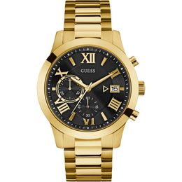 Guess Herren Chronograph &raquo;ATLAS&laquo; Armbanduhr, Quarzuhr, Herrenuhr, Stoppfunktion gold
