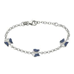 Vivance Kinder Armband &raquo;925/- Sterling Silber Schmetterling&laquo; wei&szlig;