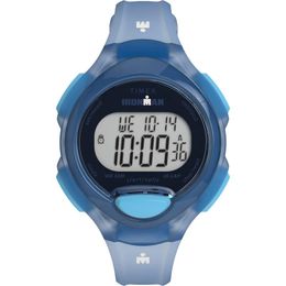 Timex Damen Digitaluhr &raquo;E30&laquo; Quarzuhr, Armbanduhr, Damenuhr,analog blau