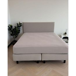 Kayori Spannbettlaken &raquo;Emma&laquo; 100% Baumwollsatin grau Mako-Satin, Obermaterial: 100% Baumwolle