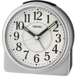 Seiko Quarzwecker &raquo;QHE198S&laquo; Wecker, Schlafzimmer, Leuchtzeiger, Schlummerfunktion silber